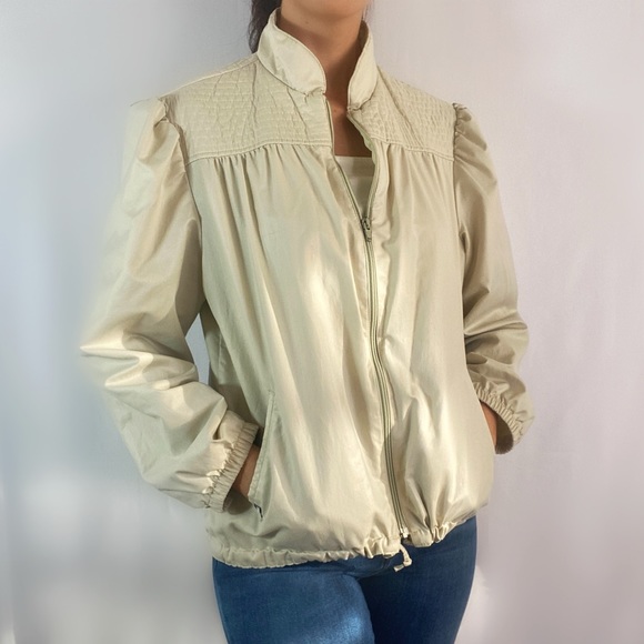 Vintage | Jackets & Coats | Vintage 7s Clique By John Heckler Cream ...